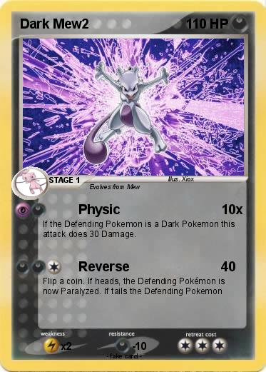 Pokémon Dark Mew2 - Physic - My Pokemon Card