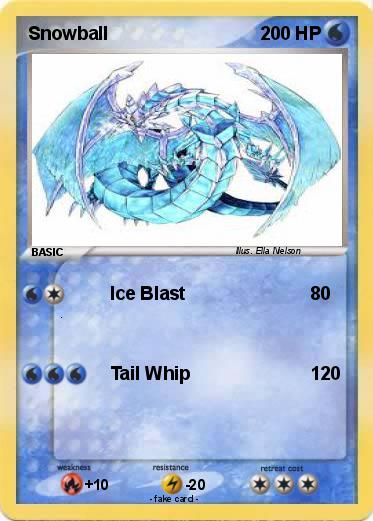 Pokémon Snowball 83 83 - Ice Blast - My Pokemon Card