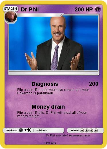 Pokémon Dr Phil 88 88 - Diagnosis - My Pokemon Card