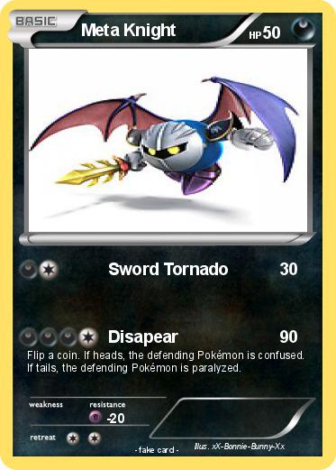 Pokémon Meta Knight 855 855 - Sword Tornado - My Pokemon Card
