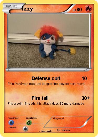 Pokémon Izzy 184 184 - Defense curl - My Pokemon Card