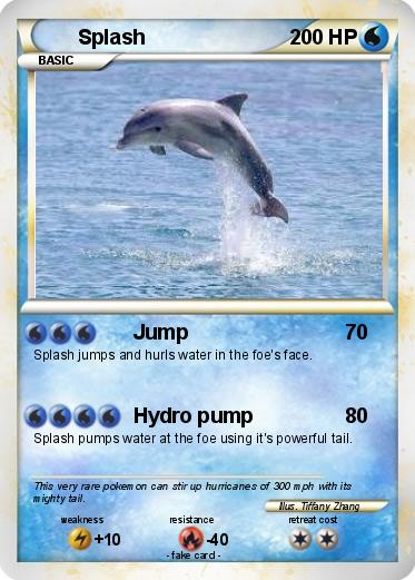 Pokémon Splash 17 17 - Jump - My Pokemon Card