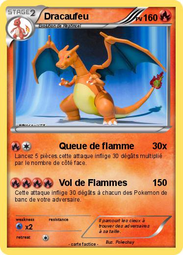 Pokémon Dracaufeu 2269 2269 - Queue de flamme - Ma carte Pokémon