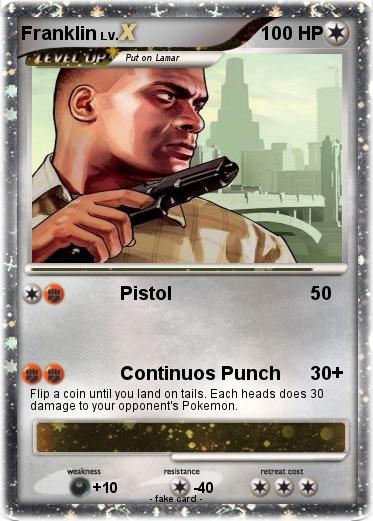 Pokémon Franklin 197 197 - Pistol - My Pokemon Card