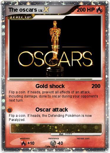 Pokémon The oscars - Gold shock - My Pokemon Card