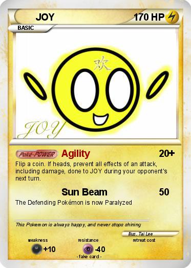 Pokémon JOY 45 45 - Agility - My Pokemon Card