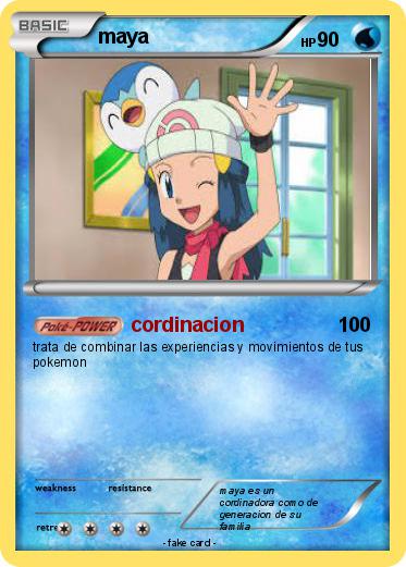 Pokémon maya 179 179 - cordinacion - Mi carta pokémon
