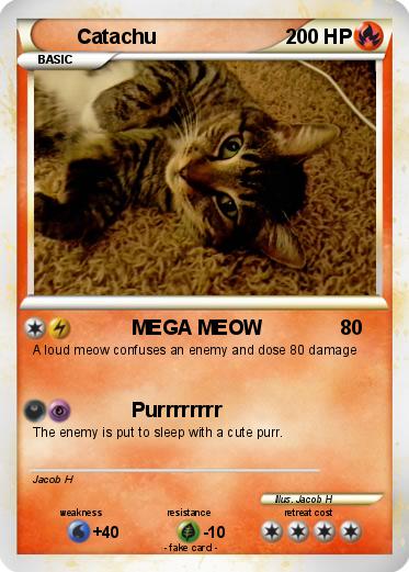 Pokémon Catachu 42 42 - MEGA MEOW - My Pokemon Card