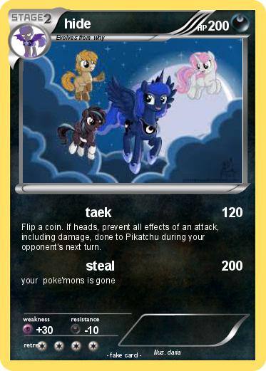 Pokémon hide 20 20 - taek - My Pokemon Card