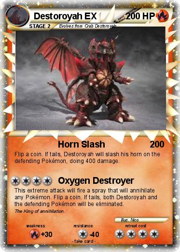 Pokémon Destoroyah EX - Horn Slash - My Pokemon Card