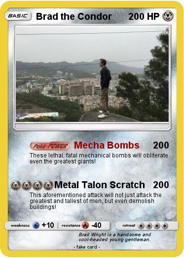 Pokémon Brad the Condor - Mecha Bombs - My Pokemon Card