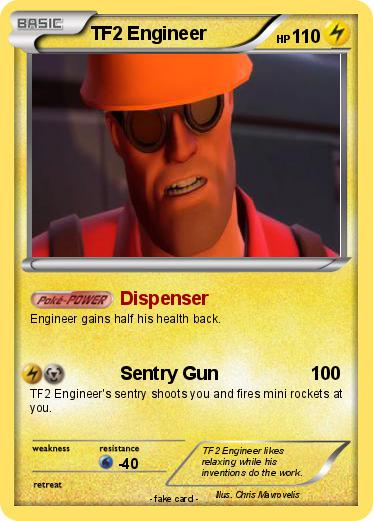 Pokémon TF2 Engineer 2 2 - Dispenser - My Pokemon Card