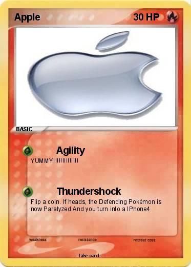 Pokémon Apple 335 335 - Agility - My Pokemon Card