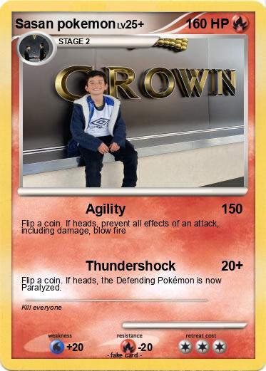 Pokémon Sasan pokemon - Agility - My Pokemon Card