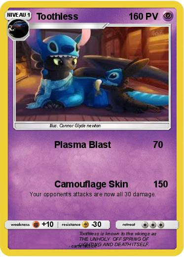 Pokémon Toothless 754 754 - Plasma Blast - Ma carte Pokémon