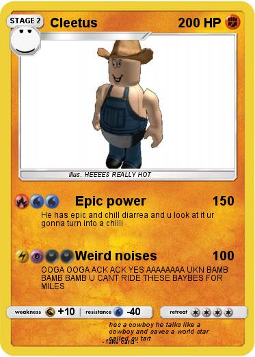 Pokémon Cleetus 7 7 - Epic power - My Pokemon Card