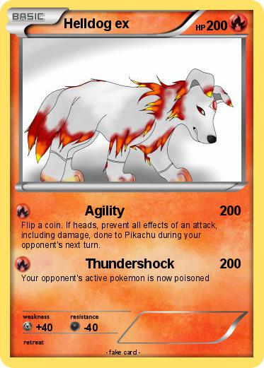 Pokémon Helldog ex - Agility - My Pokemon Card