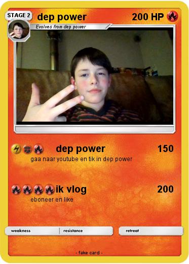 Pokémon dep power - dep power - My Pokemon Card