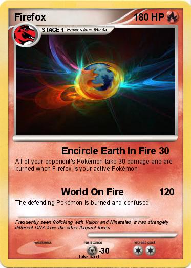 Pokémon Firefox 141 141 - Encircle Earth In Fire - My Pokemon Card