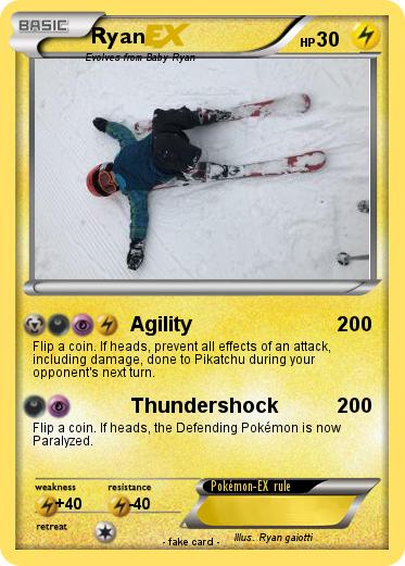 Pokémon Ryan 1277 1277 - Agility - My Pokemon Card