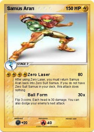 Pokémon Samus Aran 2 2 - Zero Laser - My Pokemon Card