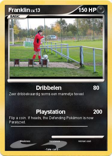 Pokémon Franklin 55 55 - Dribbelen - My Pokemon Card
