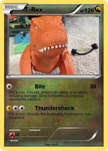 Pokémon T Rex 1011 1011 - Bite - My Pokemon Card