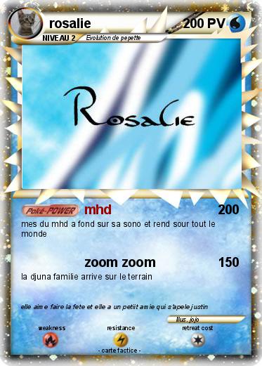 Pokémon rosalie 25 25 - mhd - Ma carte Pokémon
