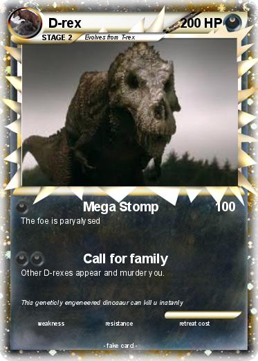 Pokémon D rex 6 6 - Mega Stomp - My Pokemon Card