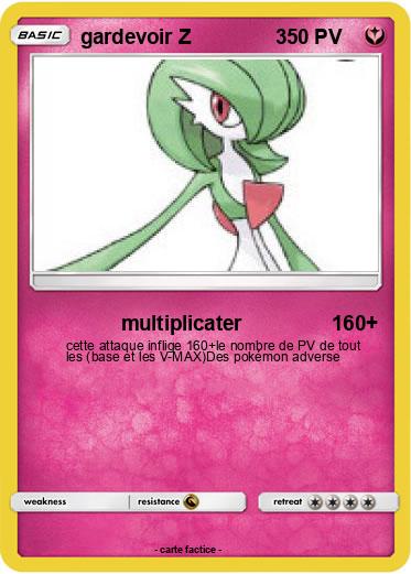 Pokémon gardevoir Z 3 3 - multiplicater 160+ - Ma carte Pokémon