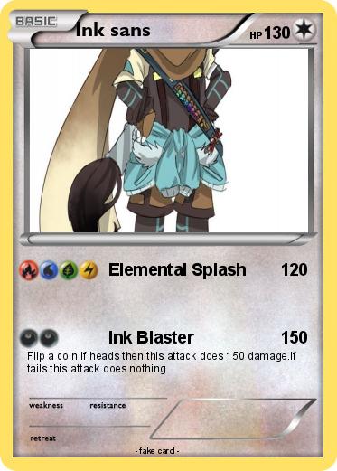 Pokémon Ink sans 77 77 - Elemental Splash - My Pokemon Card