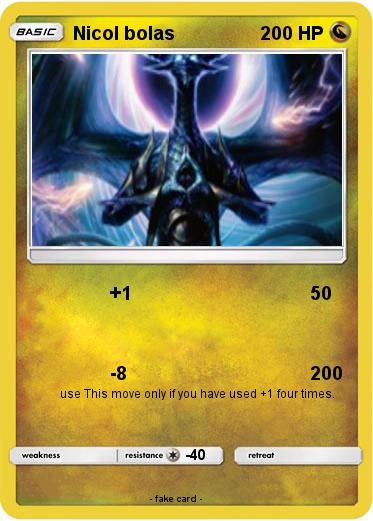 Pokémon Nicol bolas 21 21 - +1 - My Pokemon Card