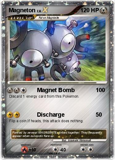 Pokémon Magneton 82 82 - Magnet Bomb - My Pokemon Card