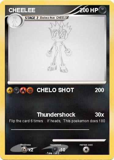 Pokémon CHEELEE - CHELO SHOT - My Pokemon Card