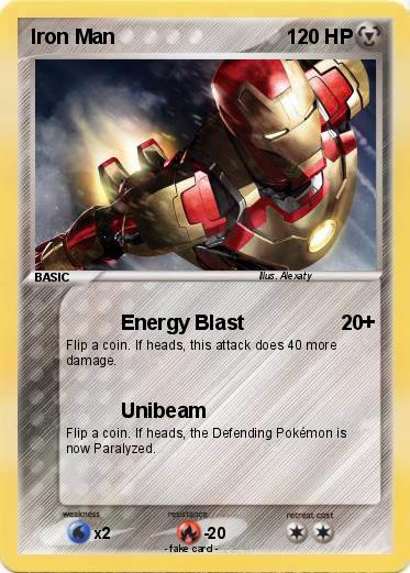 Pokémon Iron Man 1497 1497 - Energy Blast - My Pokemon Card