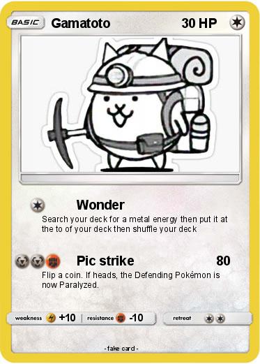 Pokémon Gamatoto 1 1 - Wonder - My Pokemon Card