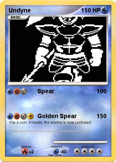 Pokémon Undyne 224 224 - Spear - My Pokemon Card