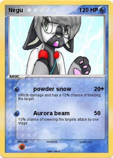 Pokémon Negu 2 2 - powder snow - My Pokemon Card