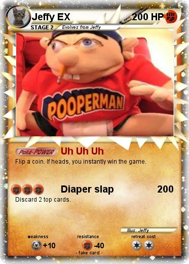 Pokémon Jeffy EX 16 16 - Uh Uh Uh - My Pokemon Card