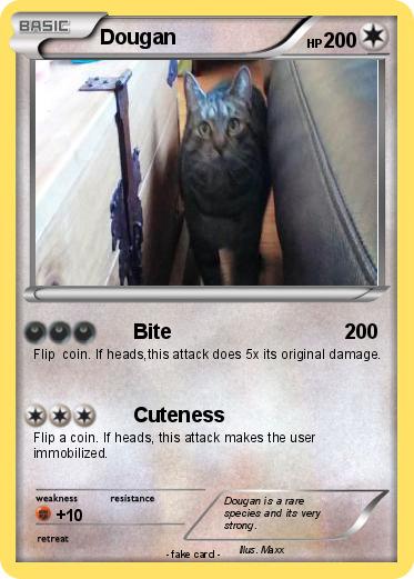 Pokémon Dougan - Bite - My Pokemon Card