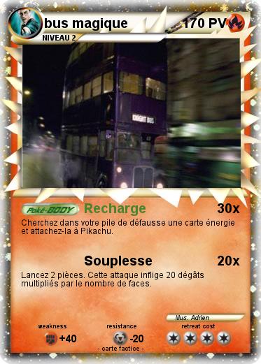 Pokémon bus magique - Recharge - Ma carte Pokémon