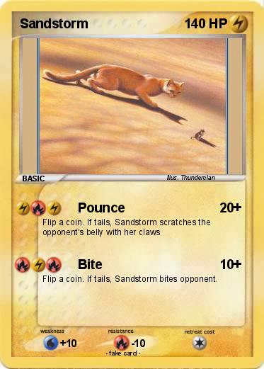 Pokémon Sandstorm 64 64 - Pounce - My Pokemon Card