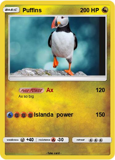 Pokémon Puffins 2 2 - Ax - My Pokemon Card