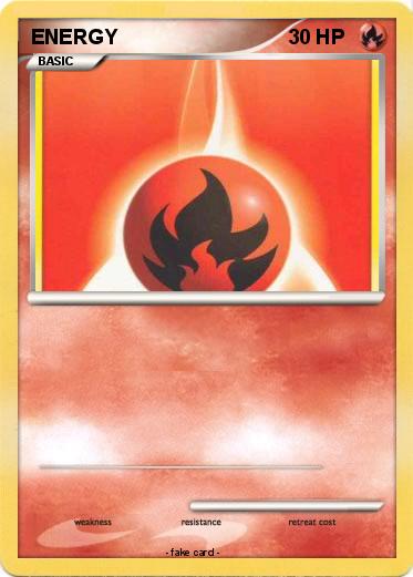 Pokémon ENERGY 58 58 - My Pokemon Card