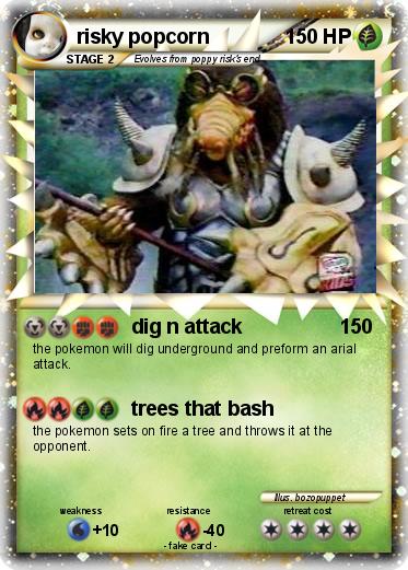 Pokémon risky popcorn - dig n attack - My Pokemon Card