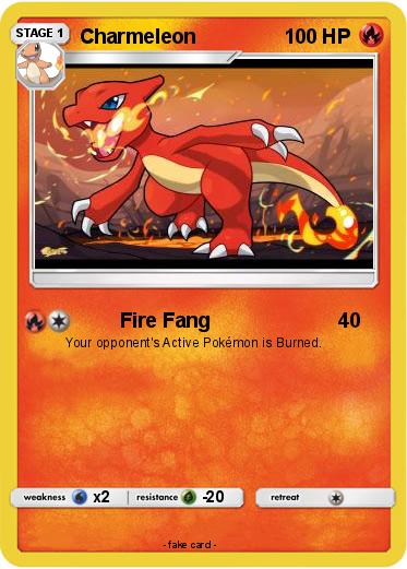 Pokémon Charmeleon 882 882 - Fire Fang - My Pokemon Card
