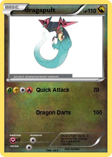 Pokémon dragapult 25 25 - Quick Attack - My Pokemon Card