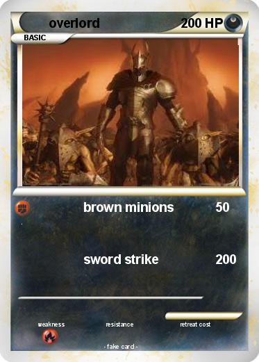 Pokémon overlord 75 75 - brown minions - My Pokemon Card
