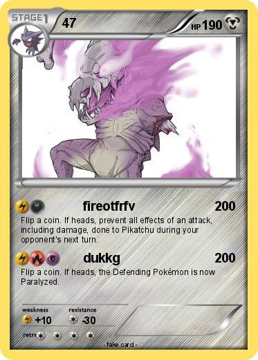 Pokémon 1 106074 106074 - fireotfrfv - My Pokemon Card