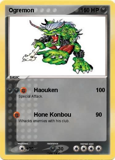 Pokémon Ogremon 1 1 - Haouken - My Pokemon Card